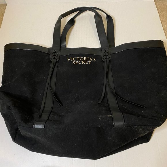Victoria's Secret | Bags | Black Victorias Secret Tote Bag | Poshmark
